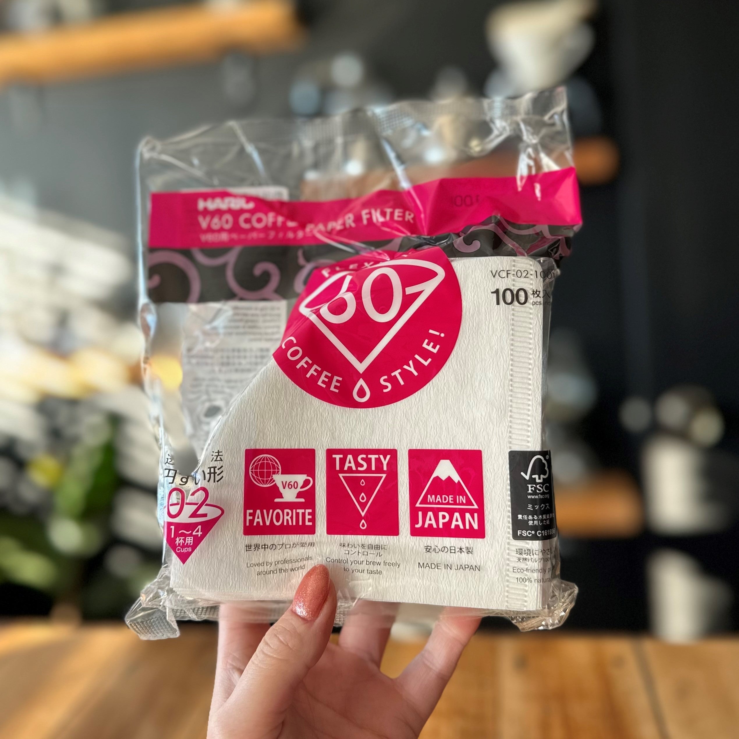 V60 Filters 100pk 1-4 cup